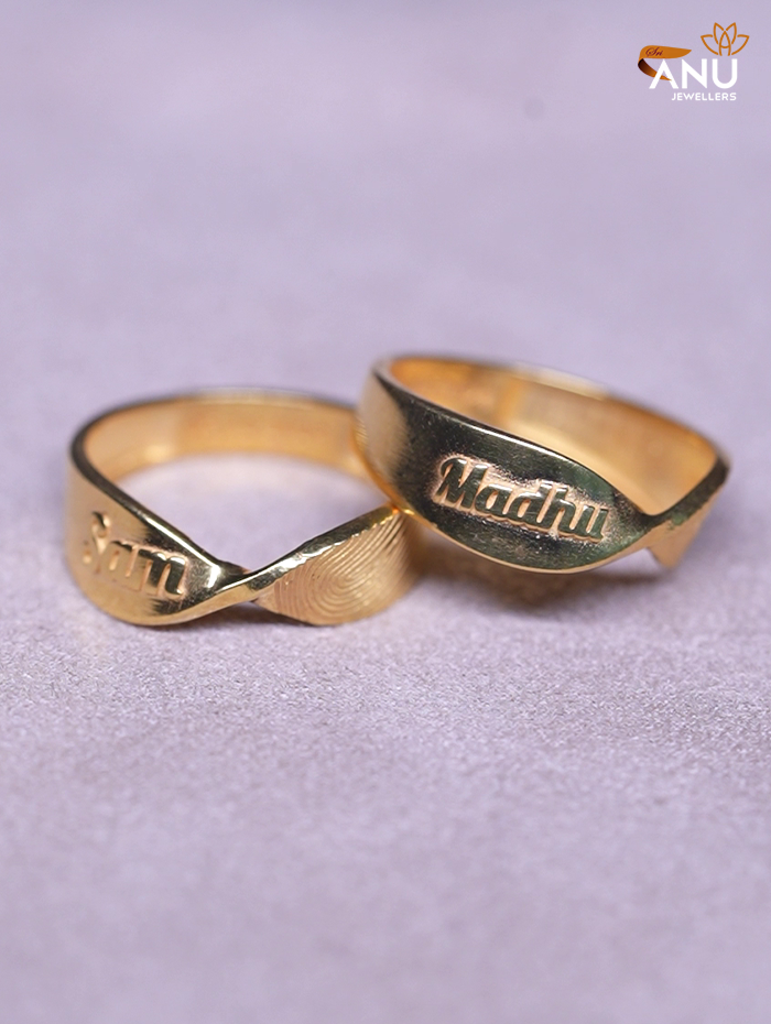 Custom Hidden Infinity Fingerprint Ring | Sri Anu Jewellers