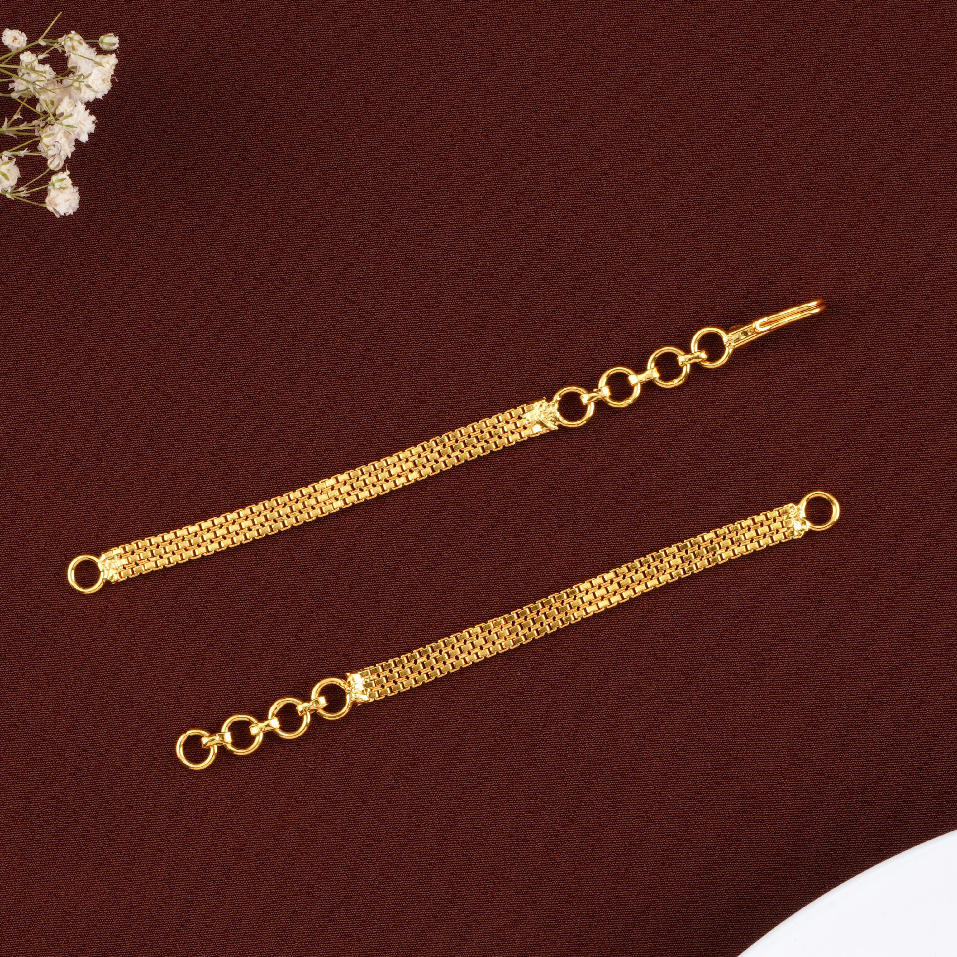 Detachable Silver Back Chain Online - Sri Anu Jewellers.